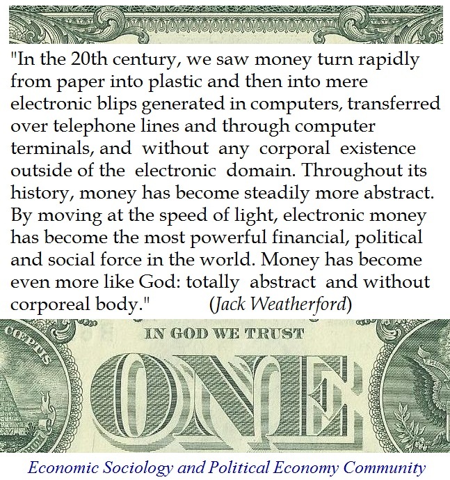 The history of money and its “divine” metamorphosis in the 20th century ...